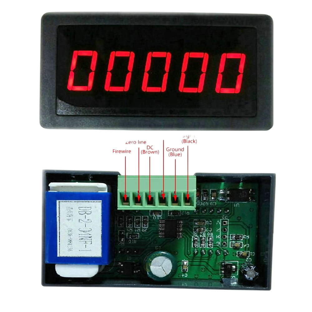 Contador Digital LCD De 12 V-24 V CC Con Interfaz De Señal NPN - Vimael S.A