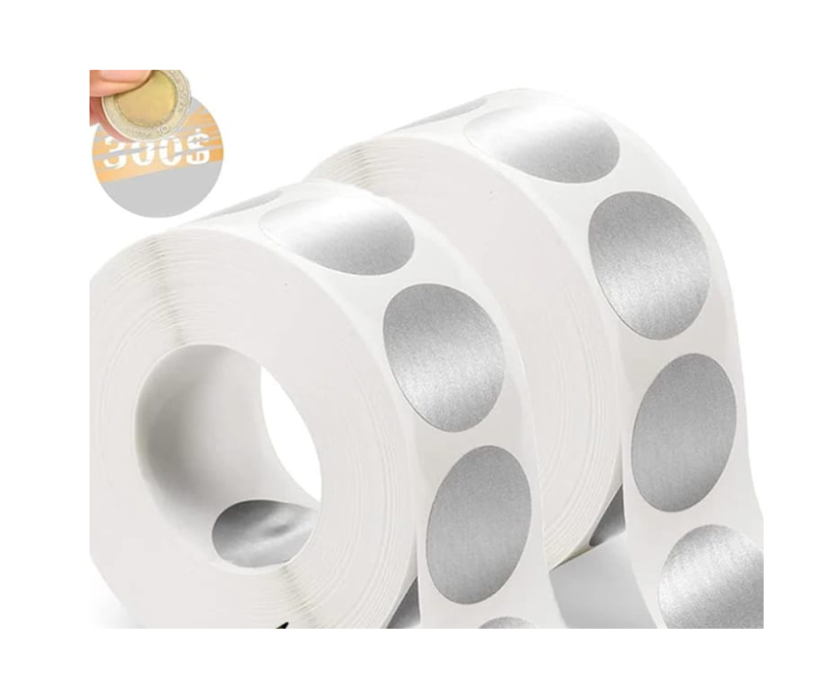 Etiquetas Raspa Raspa - 300 Stickers Adhesivos Para Raspar - Varios ...