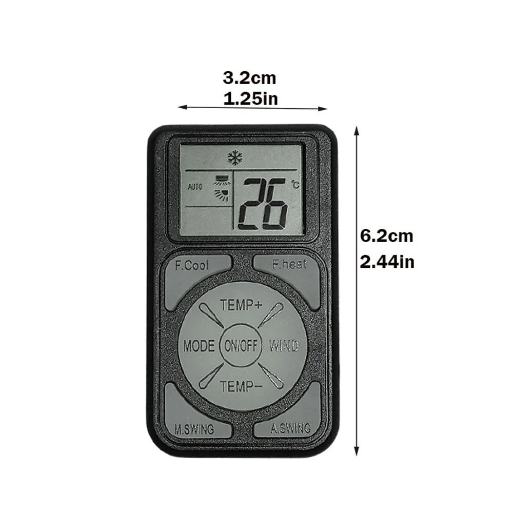 Control Remoto Para Aire Acondicionado Con Botones Fluorescentes Y ...